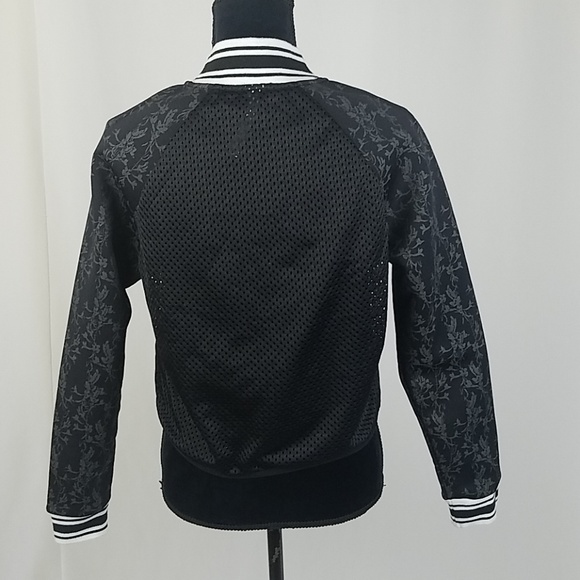 Fabletics | Tops | Fabletics Women S Tia Bomber Jacket Net Back | Poshmark